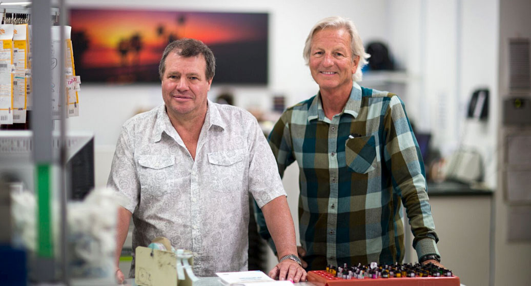 Phil and Keith in the photo lab - The Darkroom Photo Lab