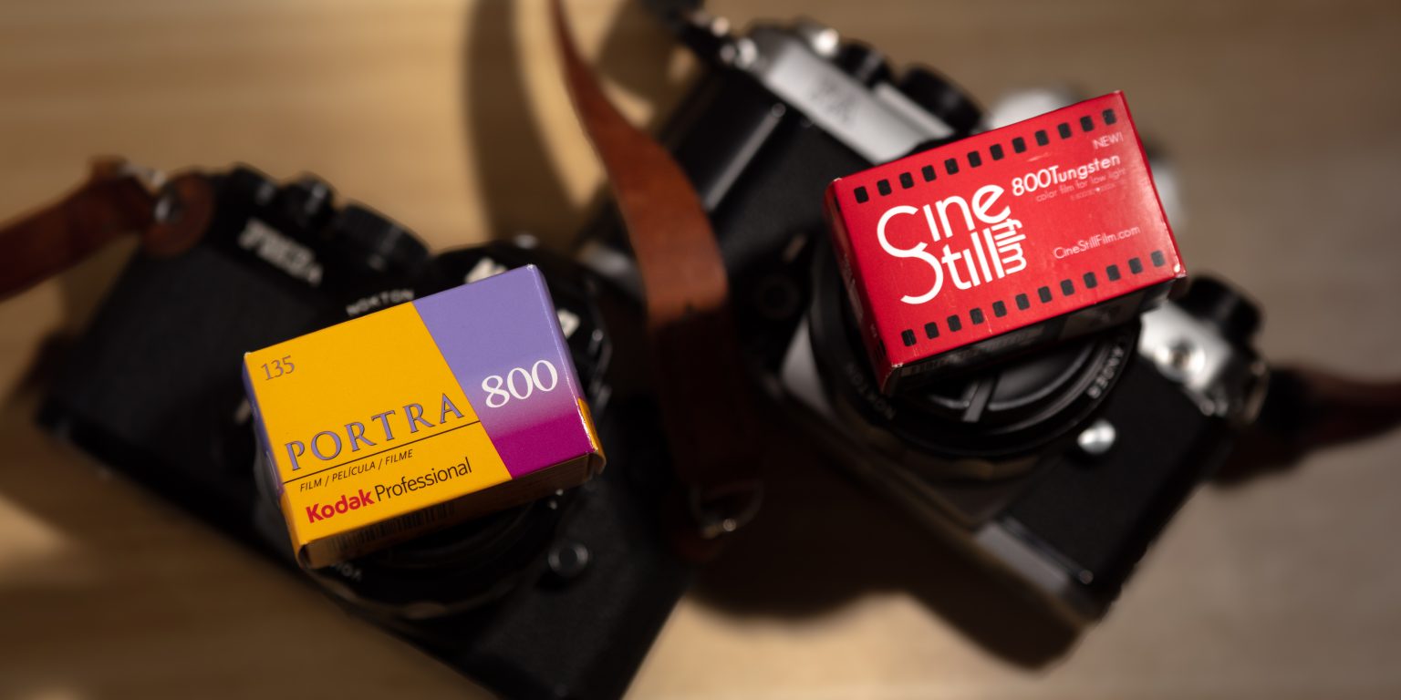 Portra 800 vs. Cinestill 800T: the two best high speed color films!