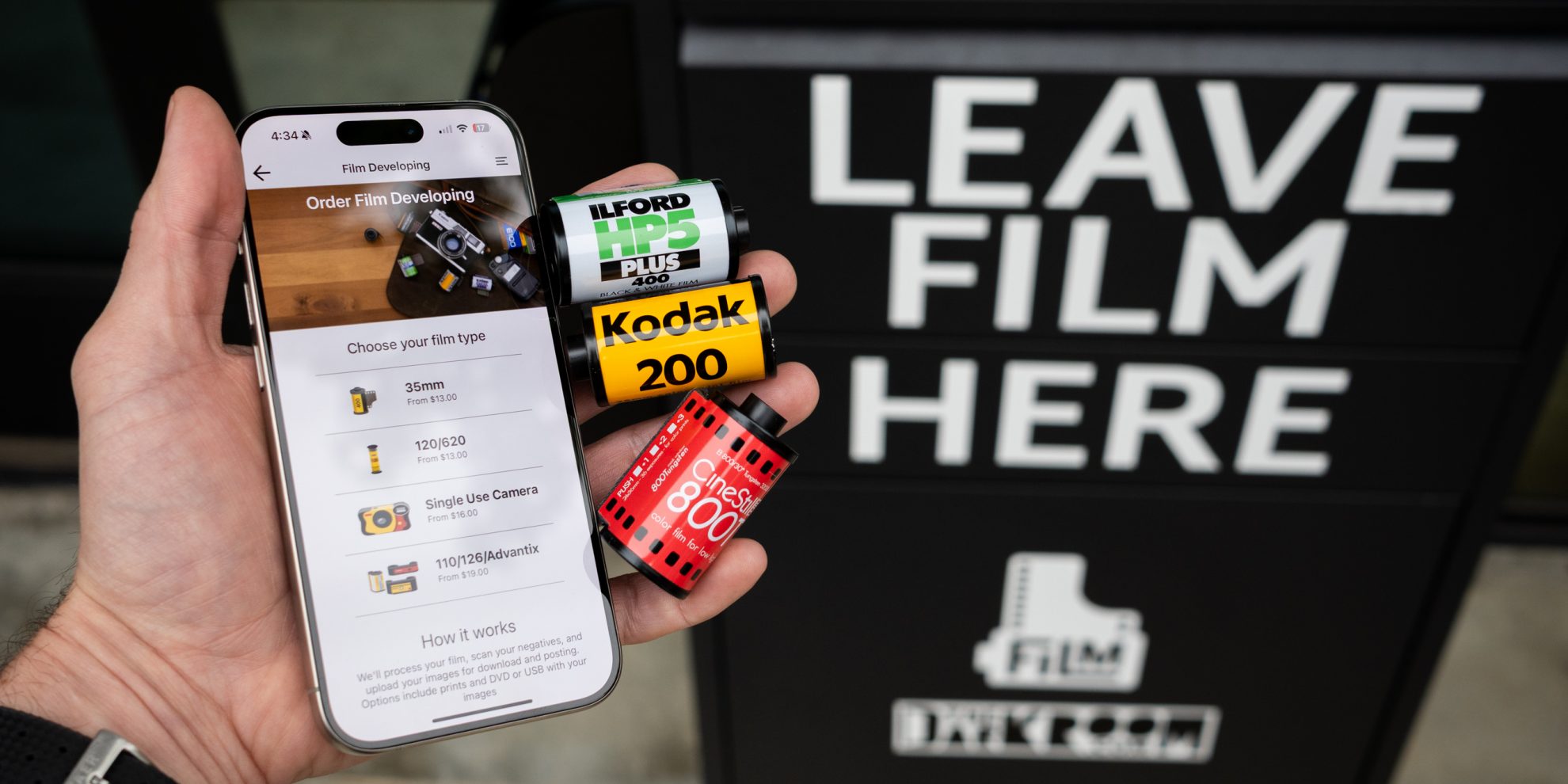 Film Developing by Mail - Free Mailer & Fastest Turnaround